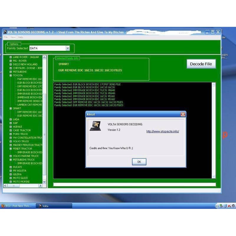 Volta 1.2 - remapping software
